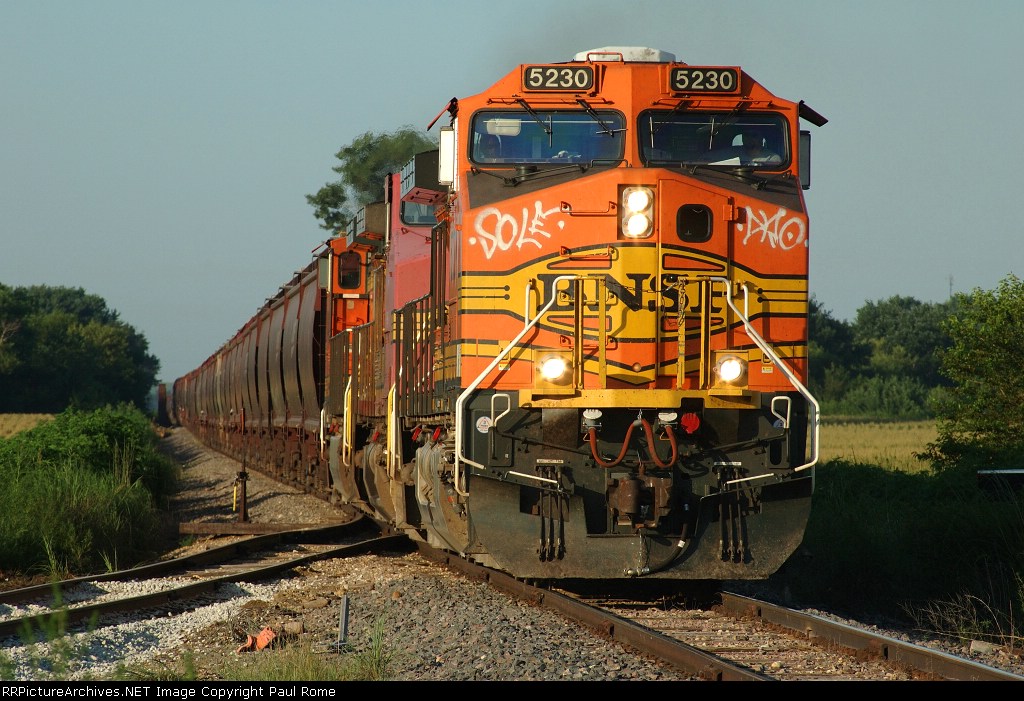 BNSF 5230, Eastbound Bayard Branch local